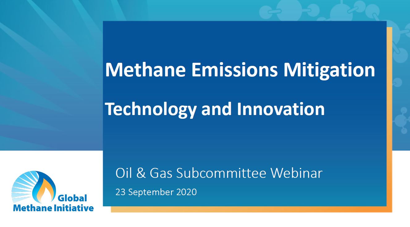 Oil & Gas - GMI O&G Subcommittee Presentation | Global Methane Initiative