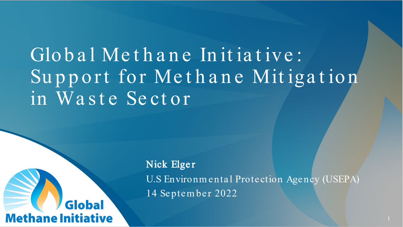 Municipal Solid Waste - Global Methane Initiative: Support for M ...
