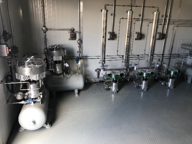 Images of an oil and gas facility located in Northern Canada where LCO Technologies have ...