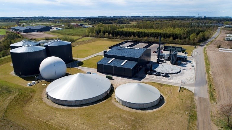 Image of the Nature Energy Månsson biogas facility.